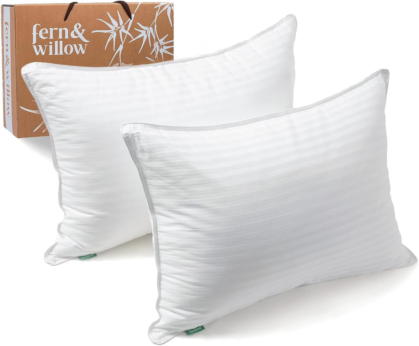 Premium Bed Pillows - Standard Size Set of 2, 26"x20", Luxury Cooling ...