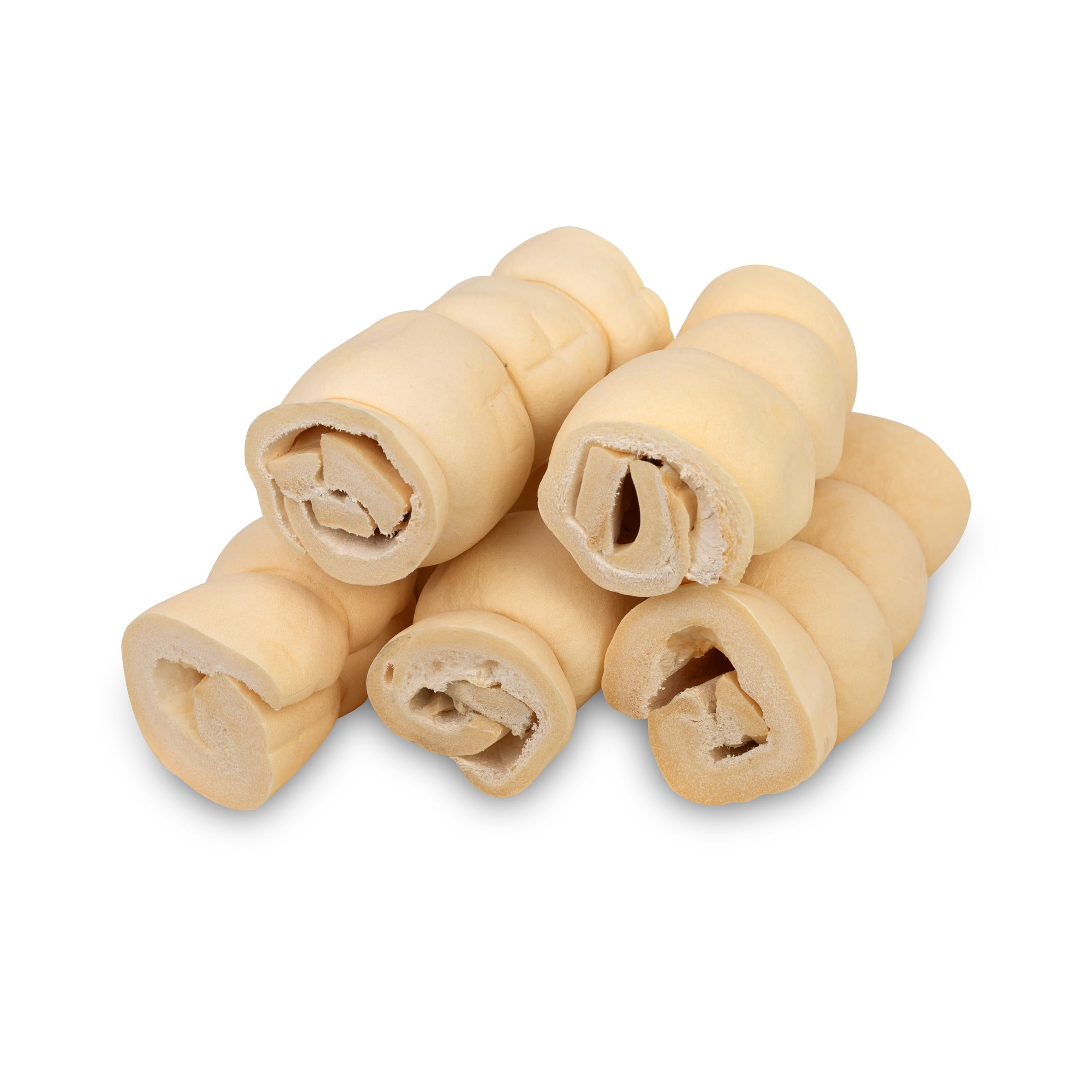 Premium Beef Cheek Rolls MMF7 for Dogs 5-7" - (5-Pack) Long Lasting ...