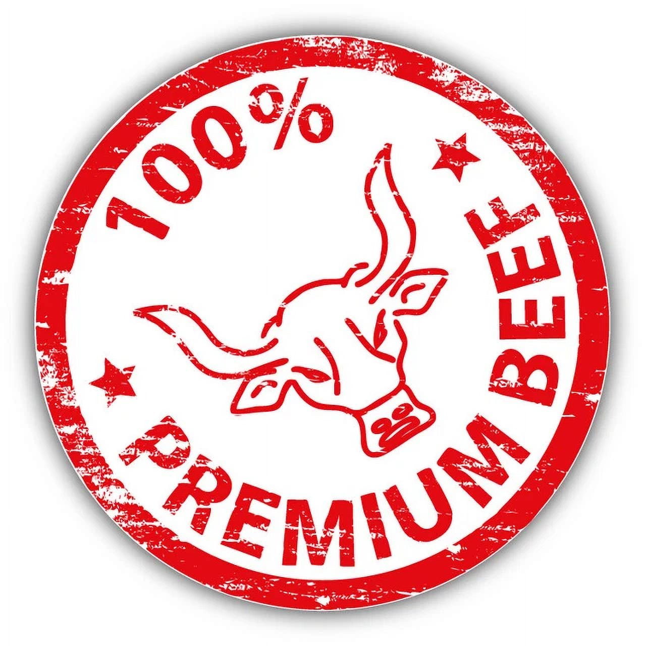 Premium Beef Food Grunge Stamp Car Sticker Phone Decal Water Bottle ...