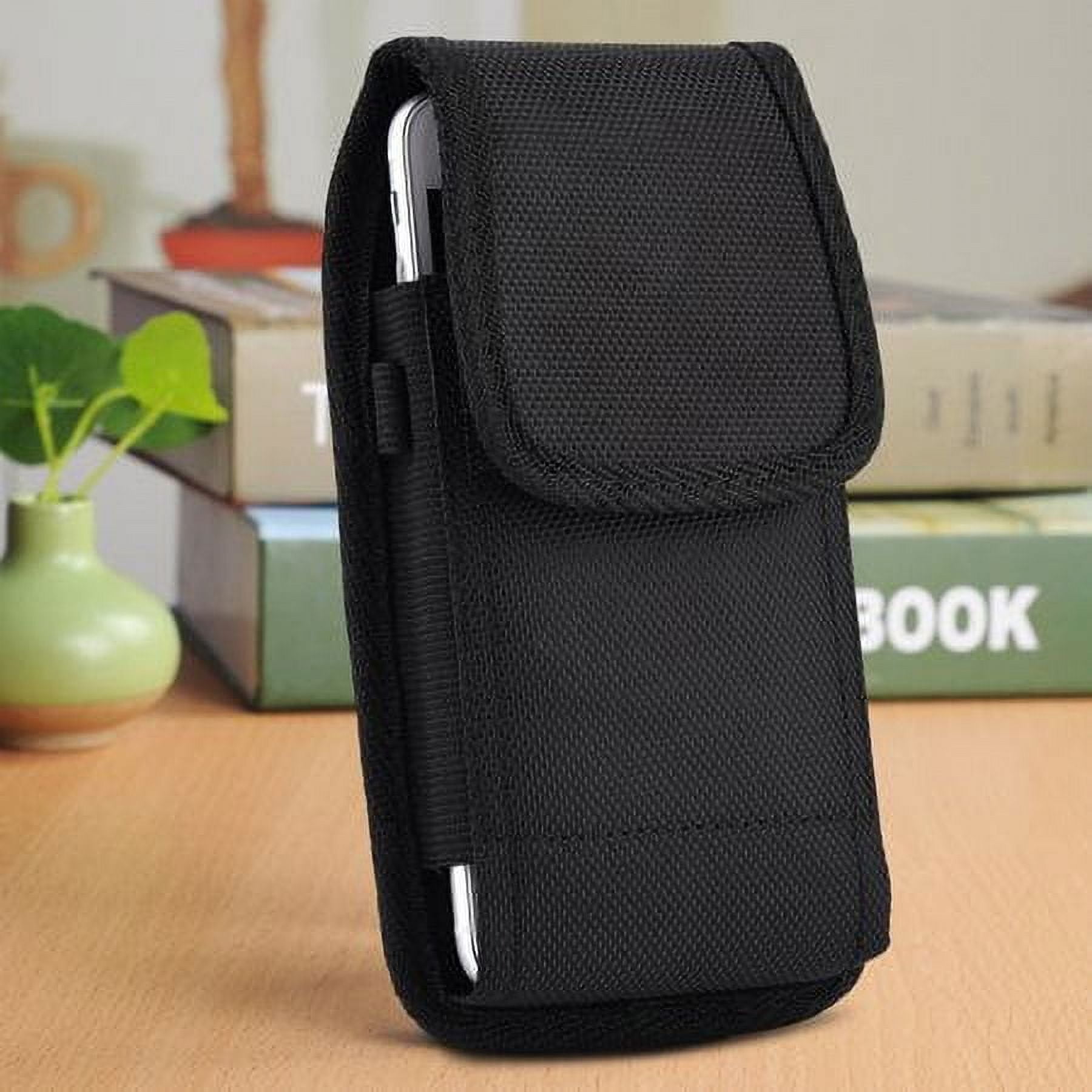 Premium Belt Clip Holster Pouch Leather Case Holder for Cell Phones ...