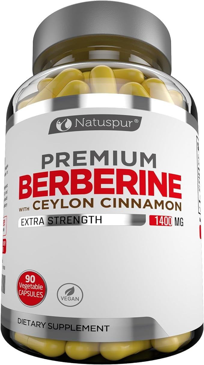 Premium Berberine HCL Plus Ceylon Cinnamon 1400mg – Berberine HCI Root ...