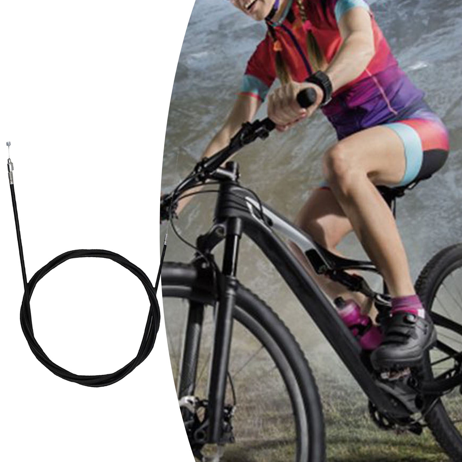 Premium Bike Brake Cable Kit - 1 Pair Front/Rear Brake Cables with ...