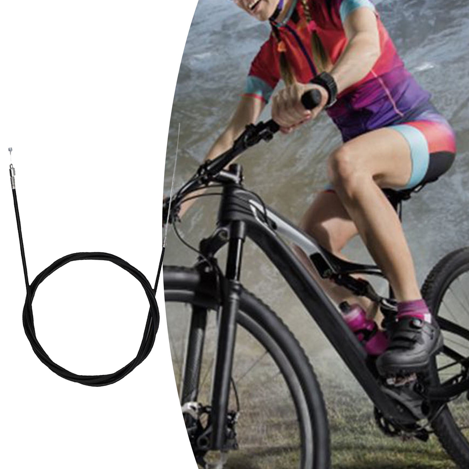 Premium Bike Brake Cable Kit - 2 Pair Front/Rear Brake Cables with ...