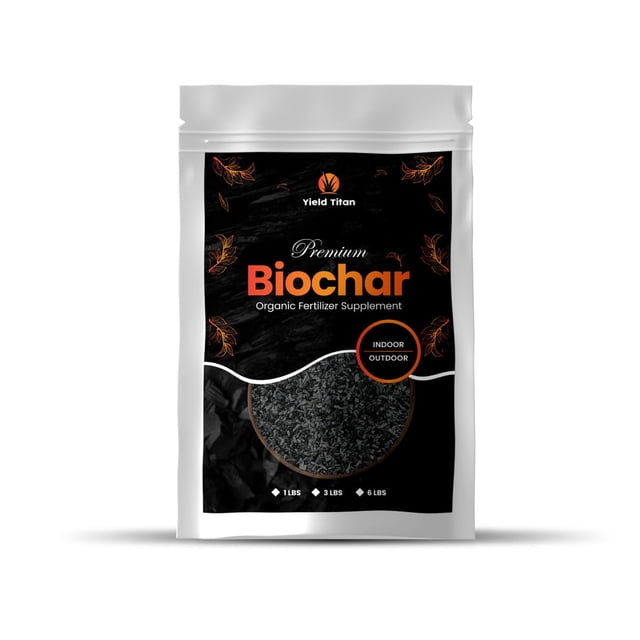 Yield Titan Premium Biochar Organic Fertilizer Supplement for Indoor ...