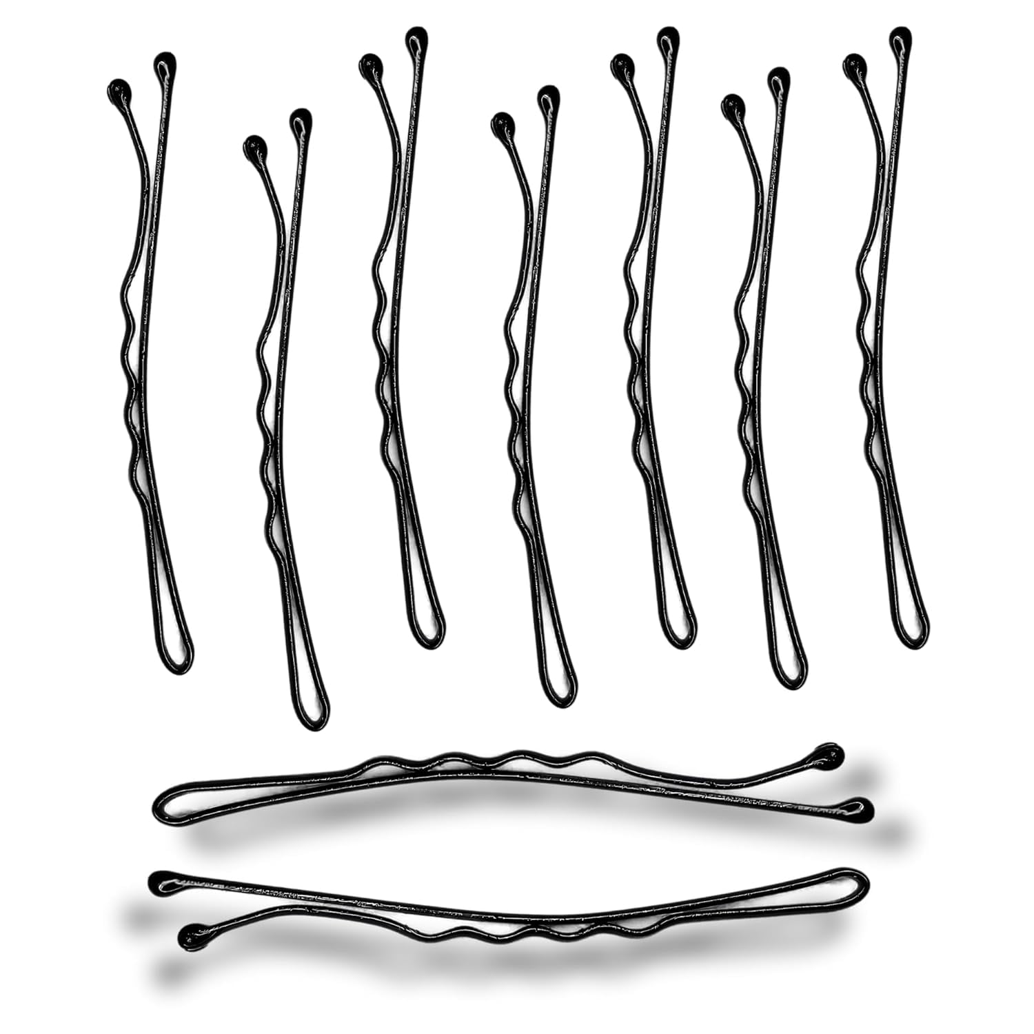 Premium Black Bobby Pins for Women Girls Kids Pack of 100 Pcs Bobby ...