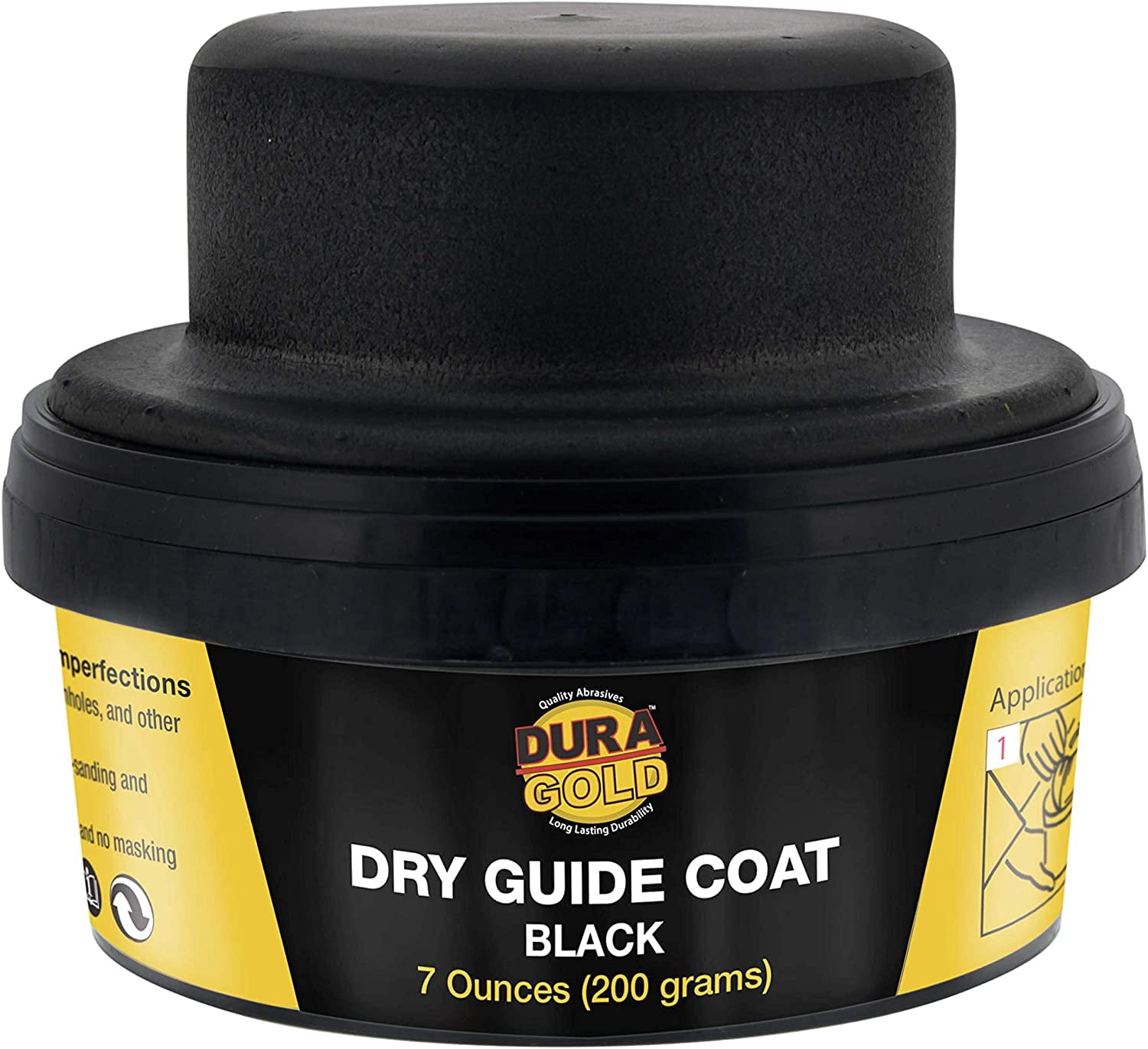 Premium Black Dry Guide Coat Kit, 7 Ounces (200 Grams) - Powder that ...