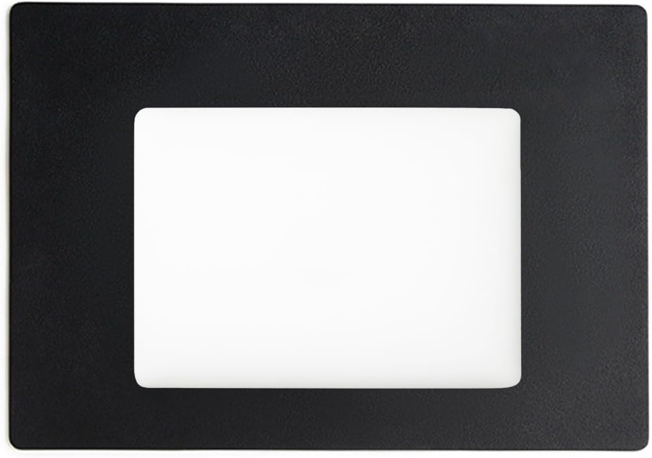 Premium Black Full Grain Leather Modern Conference Pad – Slim Desk Mat ...
