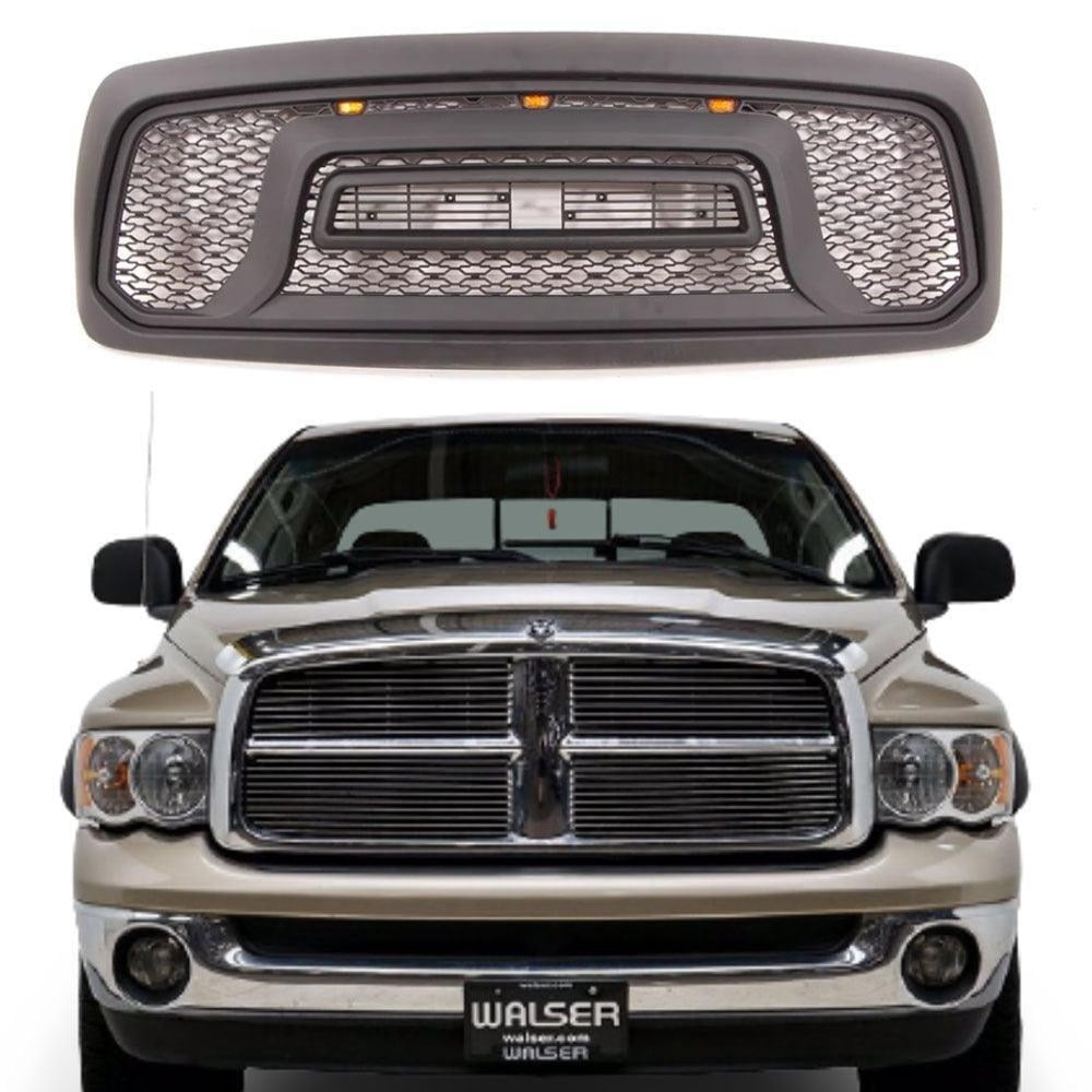 Premium Black Rebel Style Front Grille Upgrade with Striking Amber LED ...