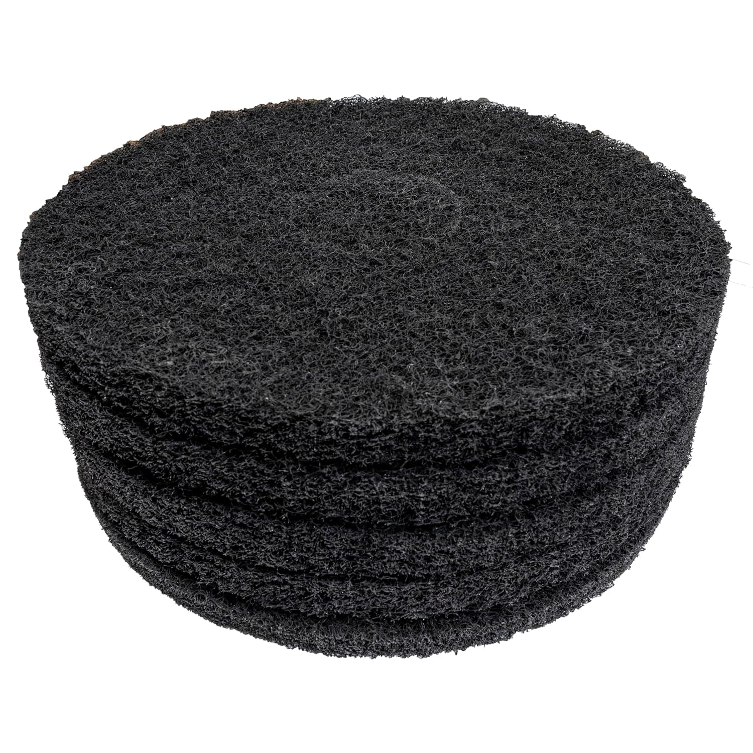 Premium Black Stripping Pads - 20-Inch - Pack of 5, Heavy-Duty Floor ...