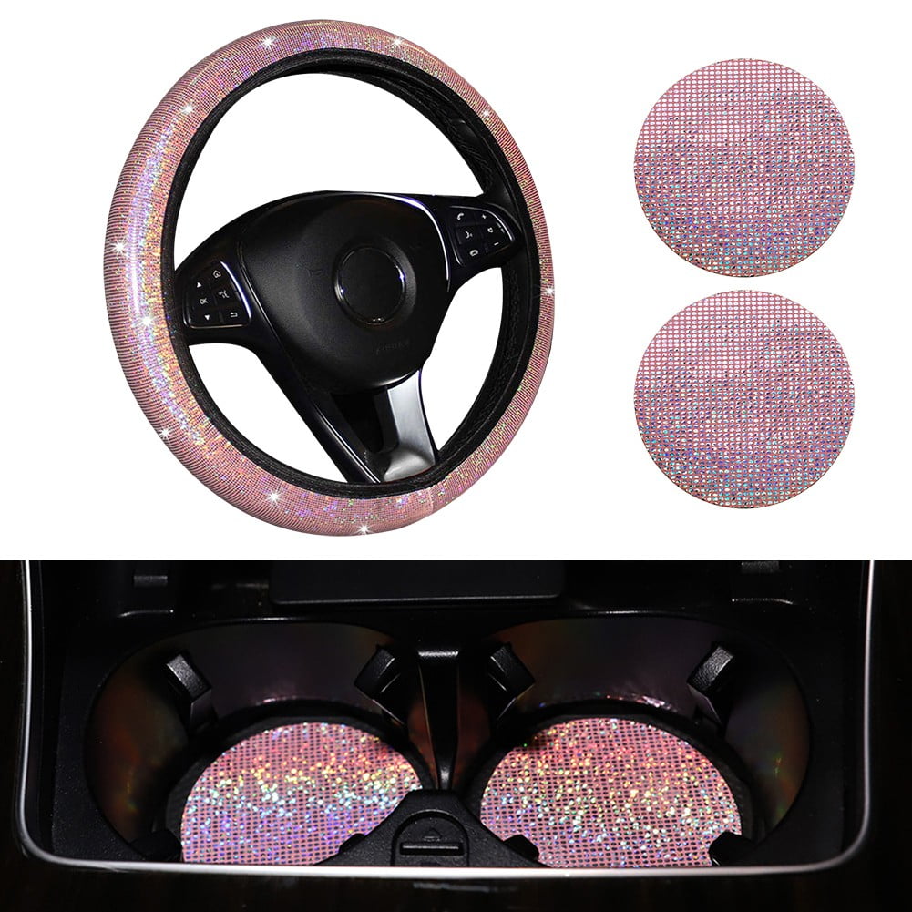 Premium Bling Steering Wheel Cover Set Enhance Your Driving Experience ...