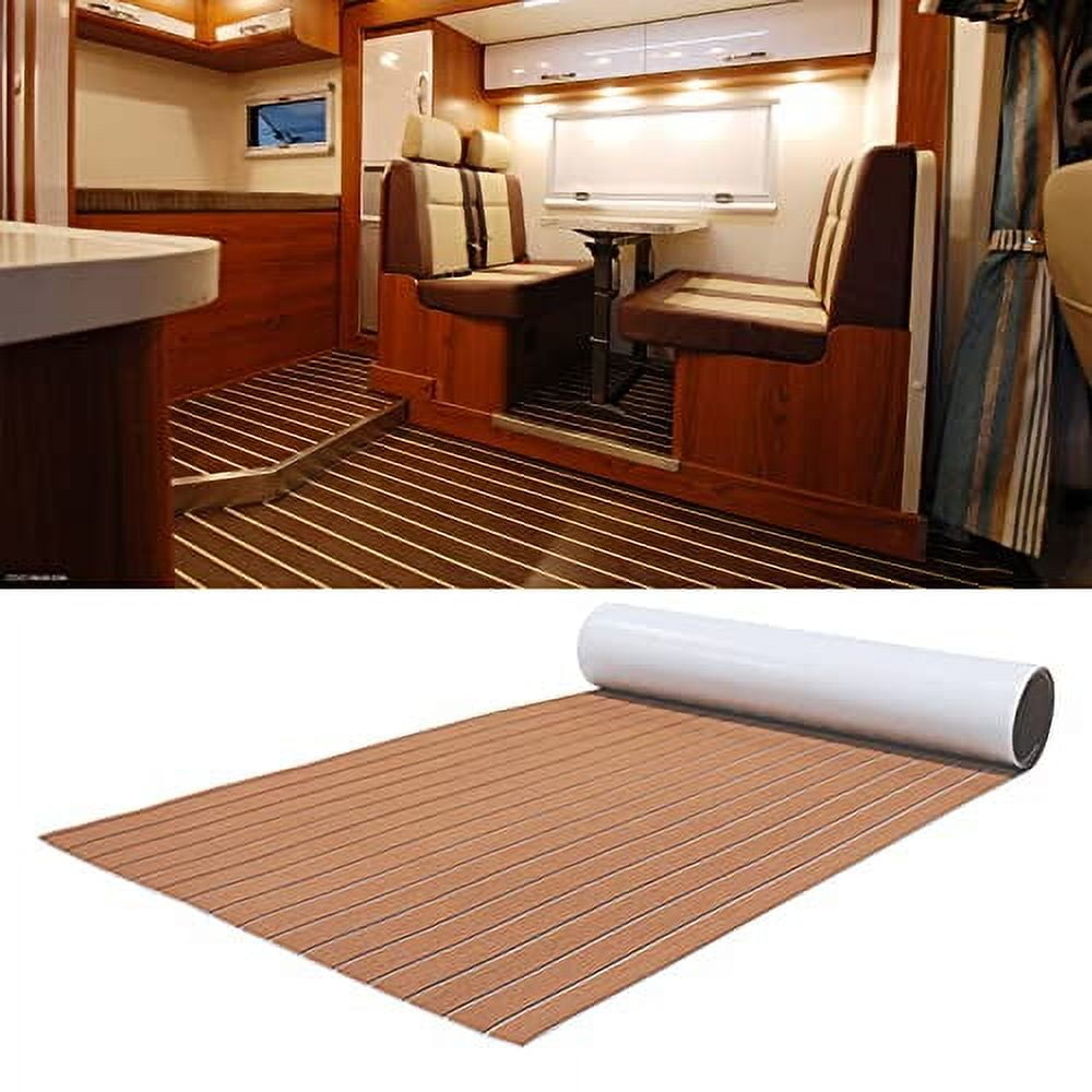 Premium Boat EVA Foam Decking Pad Teak Deckings Anti-Slip Mats Self ...