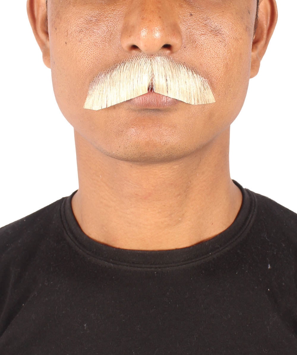 Premium Borat Human Facial Hair Mustache For Men | HPO - Walmart.com