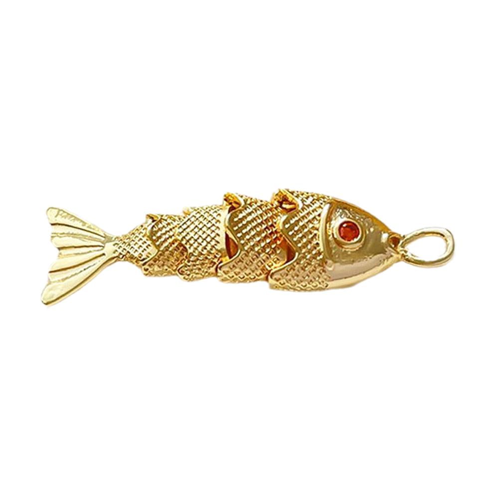 Premium Brass Fish Pendants DIY Necklace - Customizable, Beginner ...