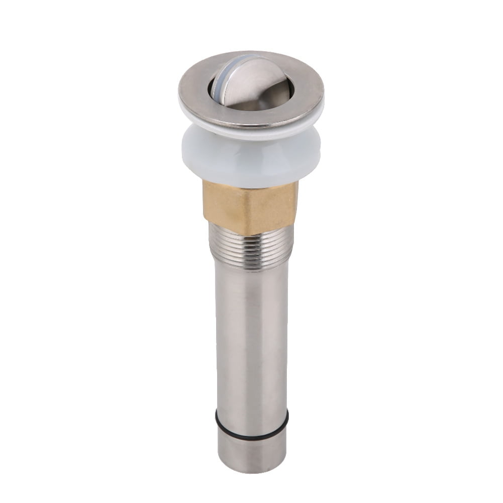 Premium Brass Flip Top Drain, Prevents Overflow, Rust Leaks, Simple ...