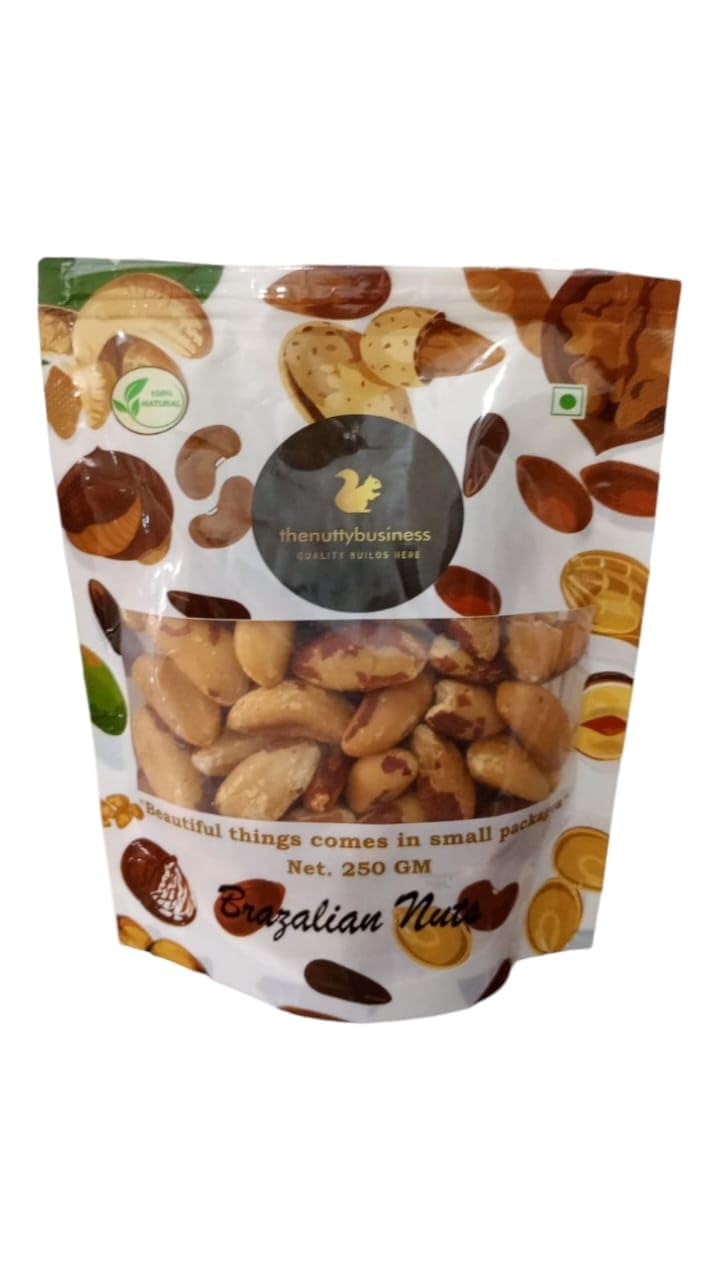 Premium Brazil Nuts By The Nutty Business 250gm, | Rich In Selenium ...