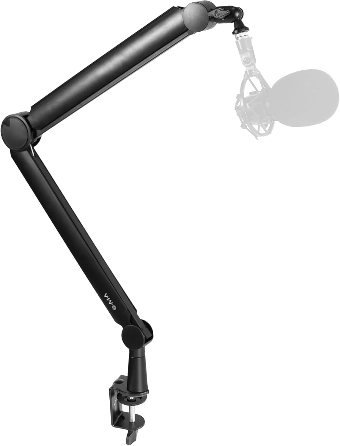 Premium Broadcast/Podcast Microphone Boom Arm Stand with 3/8 and 5/8 ...