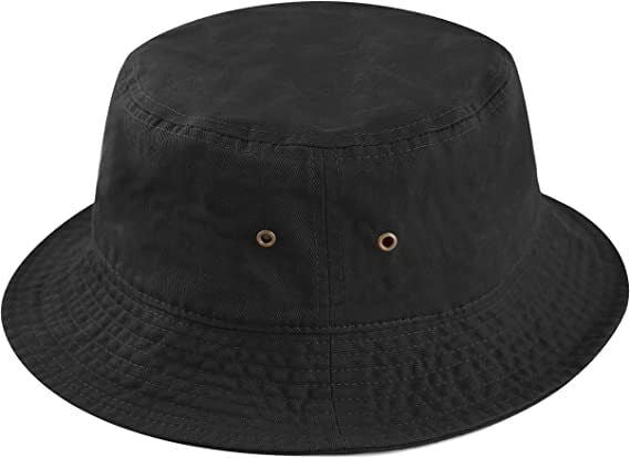 Premium Bucket Hat Cap 100% Cotton Fishing Boonie Brim visor Sun Safari ...