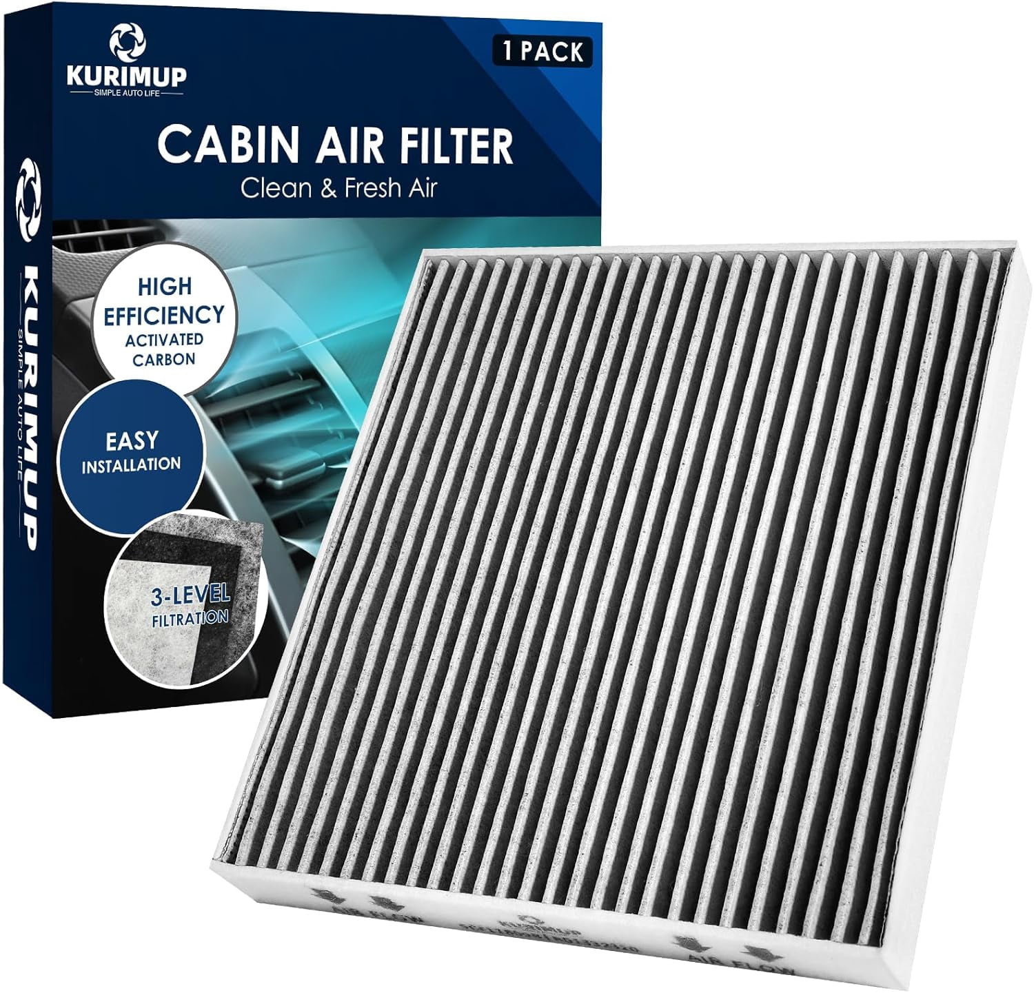 Premium Cabin Air Filter with Activated Carbon,Replacement for CF11809 ...
