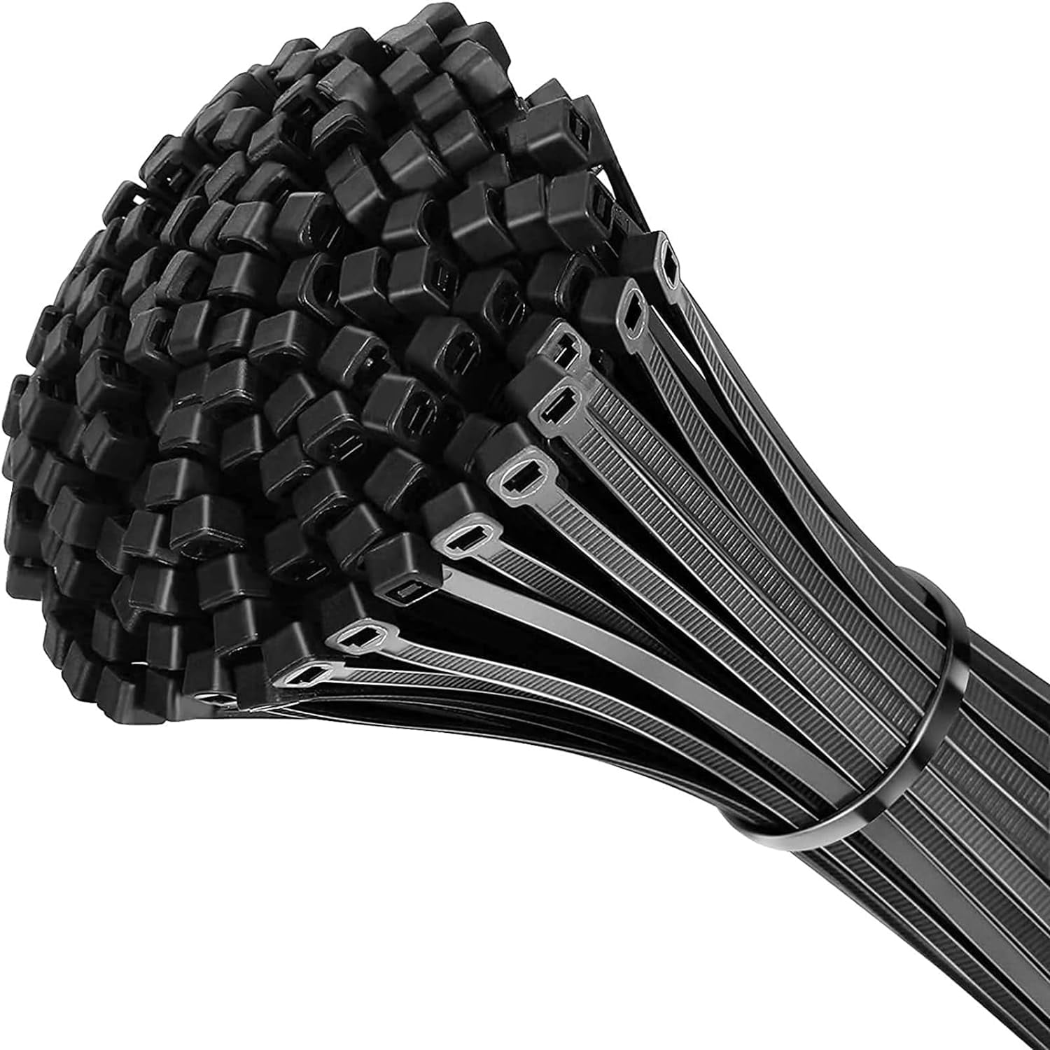 Premium Cable Ties 200 Packs, Self-Locking Small Nylon Cable Zip Ties ...