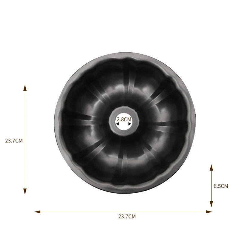 Premium Cake Pans Fluted Tube Cake Pans Heavy Duty Carbon Steel Tube ...