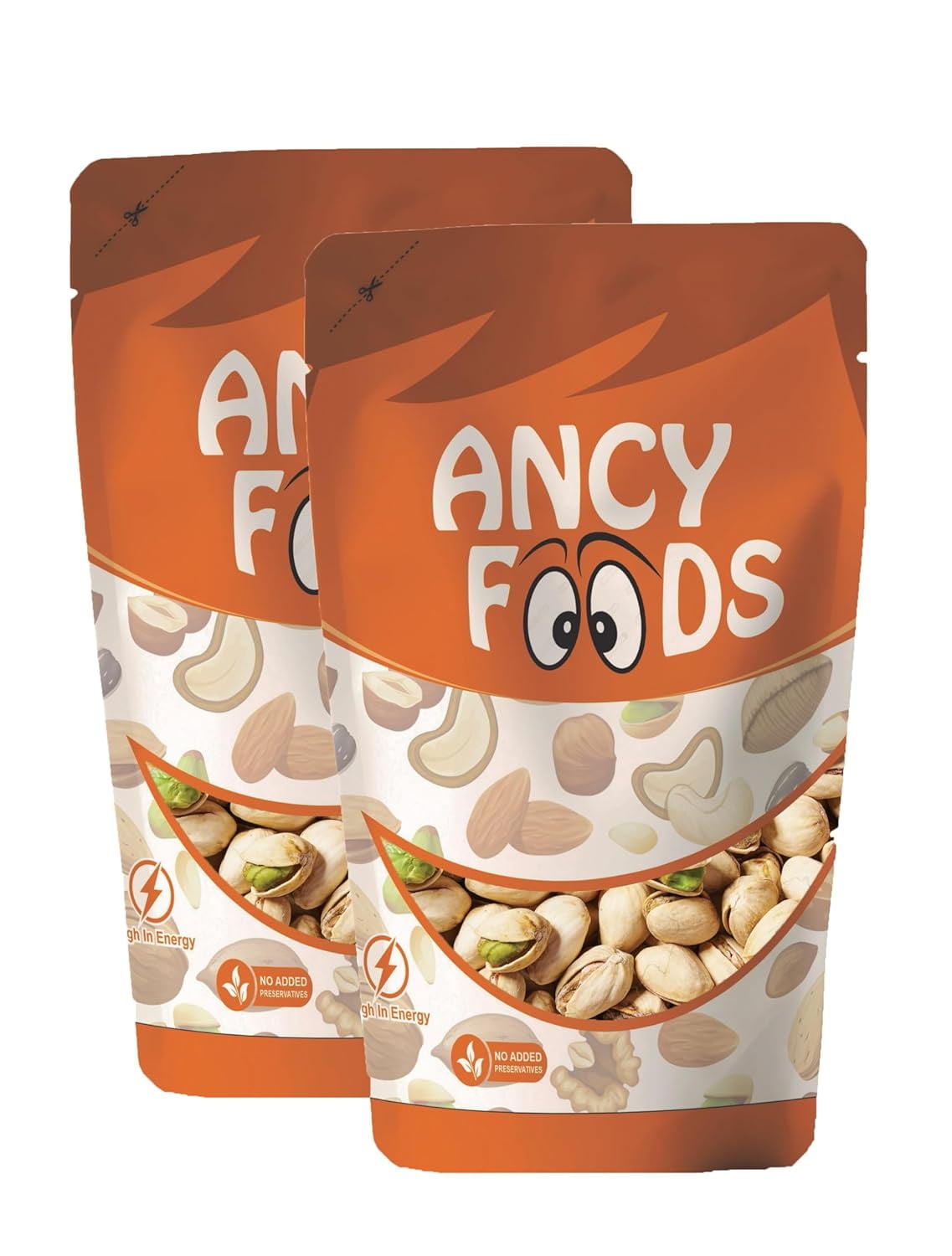 Premium California Pistachios With Shell By Ancy Foods 500gm, (250gm ...