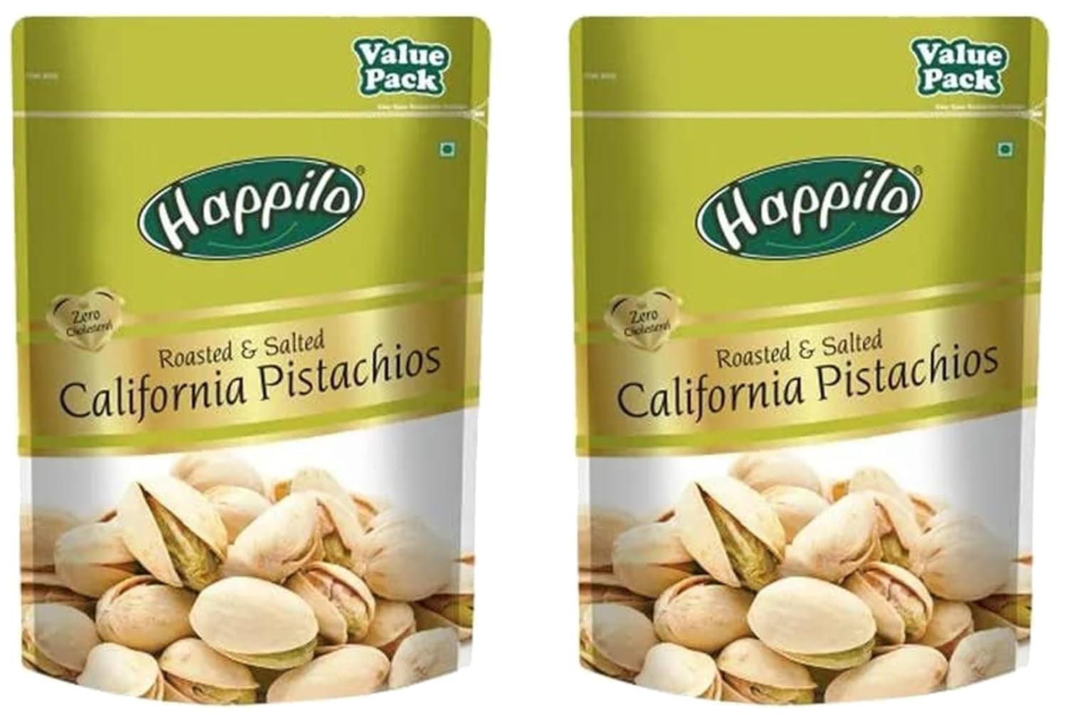 Premium California Roasted & Salted Pistachios By Happilo 1kg, (500gm * Pack Of 2) | Vitamins ...