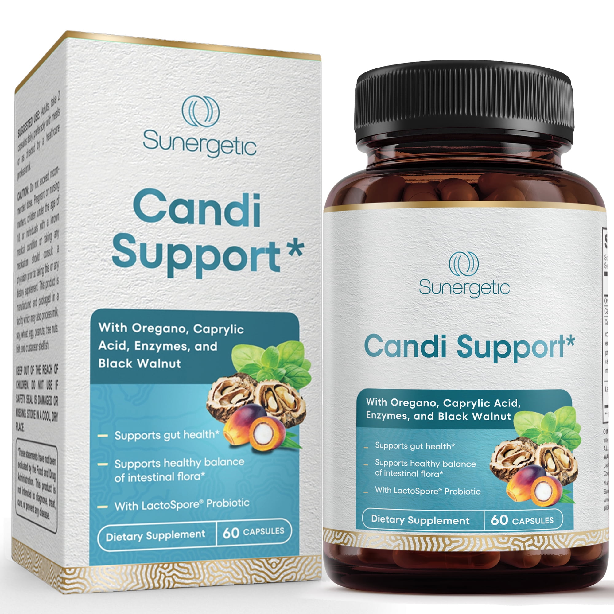 Premium Candida Cleanse Supplement – Candida Support Supplement with Oregano, Caprylic Acid ...