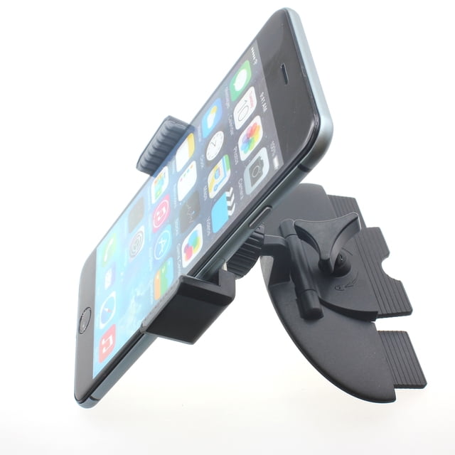 Premium Car Mount CD Player Slot Phone Holder Cradle Compatible With ...