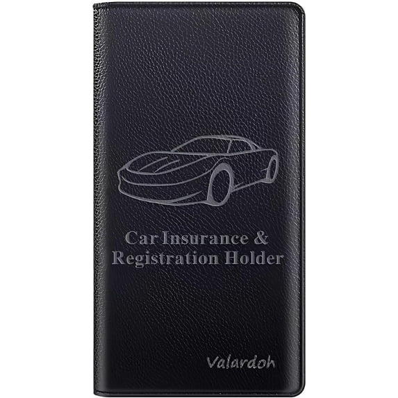 Premium Car Registration and Insurance Card Holder, Car Document Holder ...