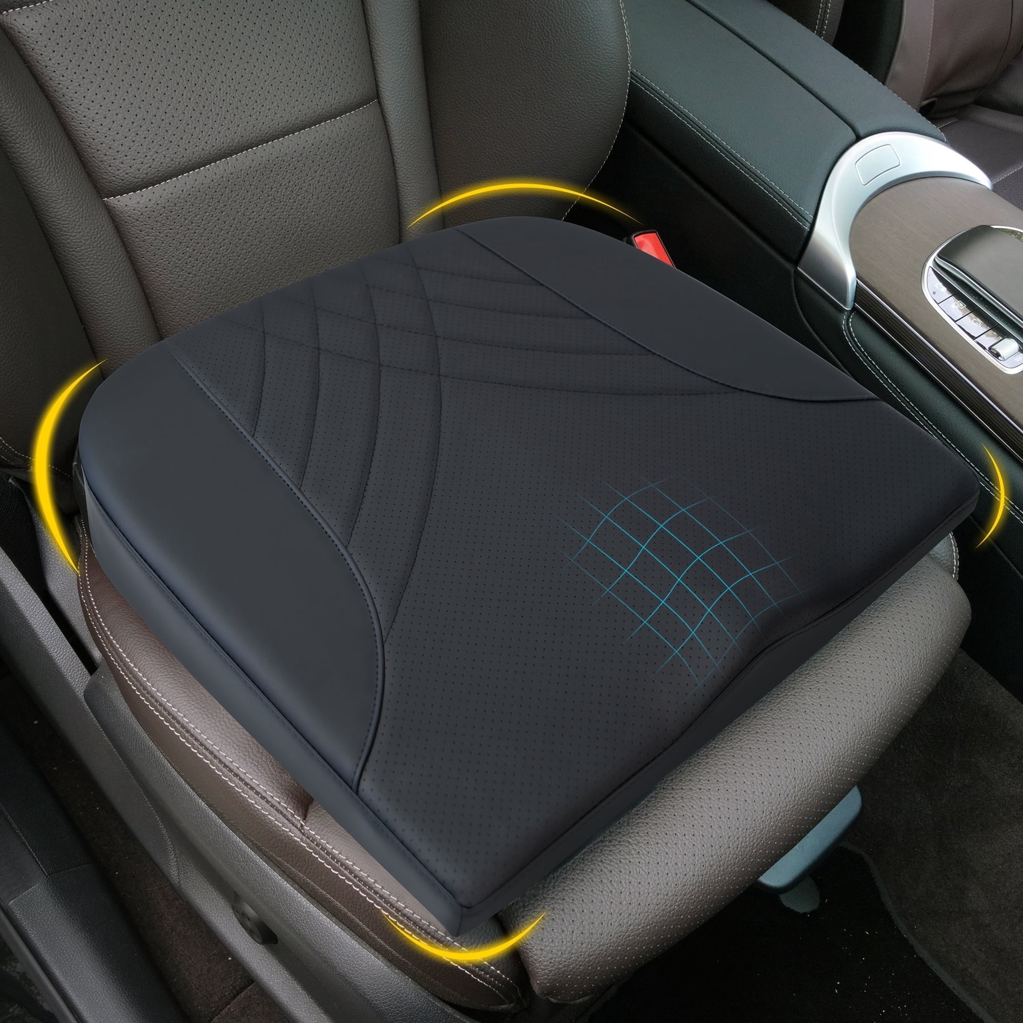 Car Seat Cushion, Memory Foam Driver Seat Cushion to Improve Driving ...