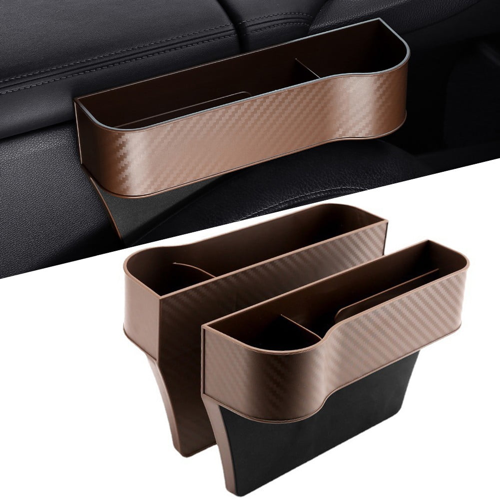 Premium Car Seat Organizer for Highly Compatibility Fit And Conveniently Store Brown Co-pilot ...