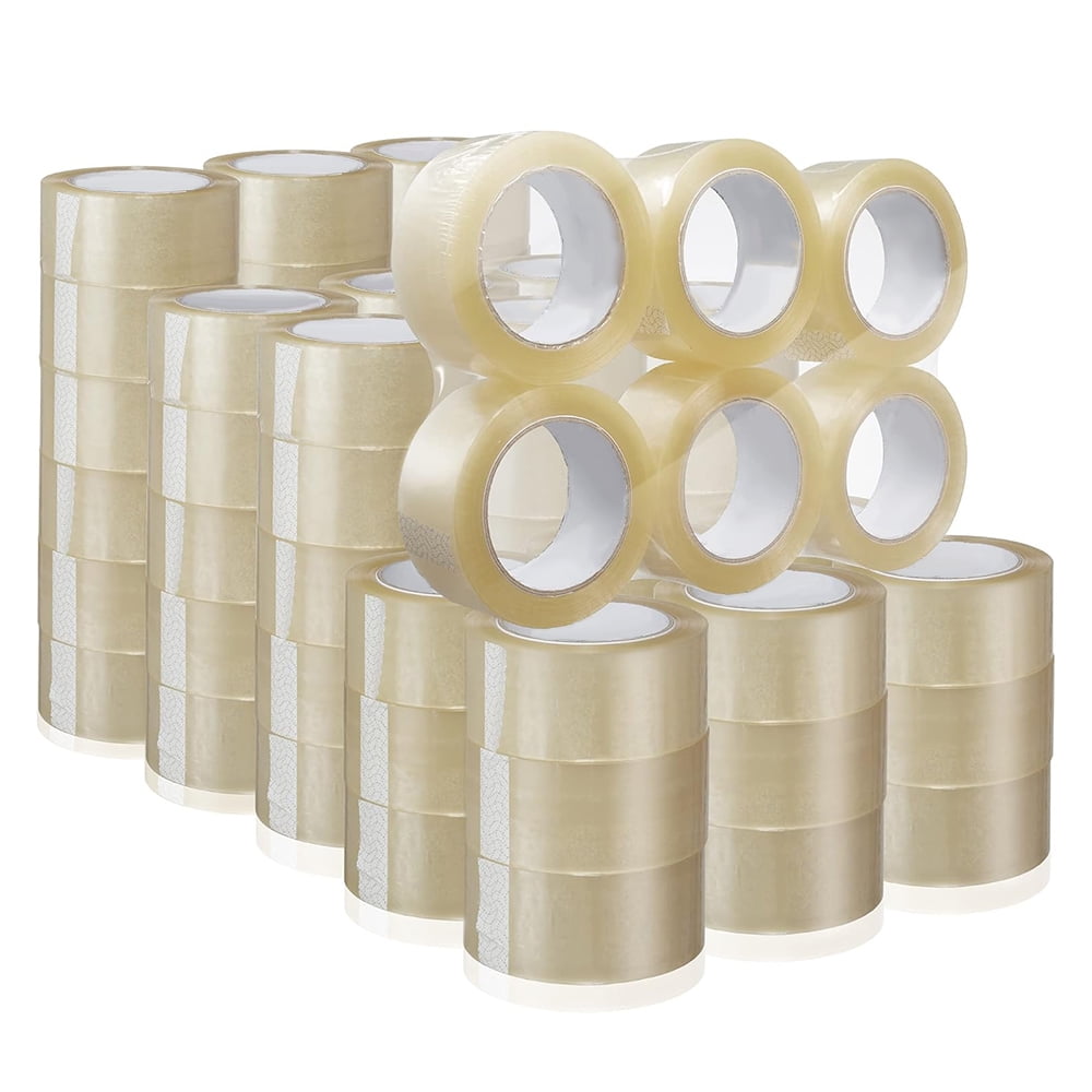 Premium Carton Packing Tape 1.8 mil 330 Feet (110 Yards) Easy Peel Tape ...