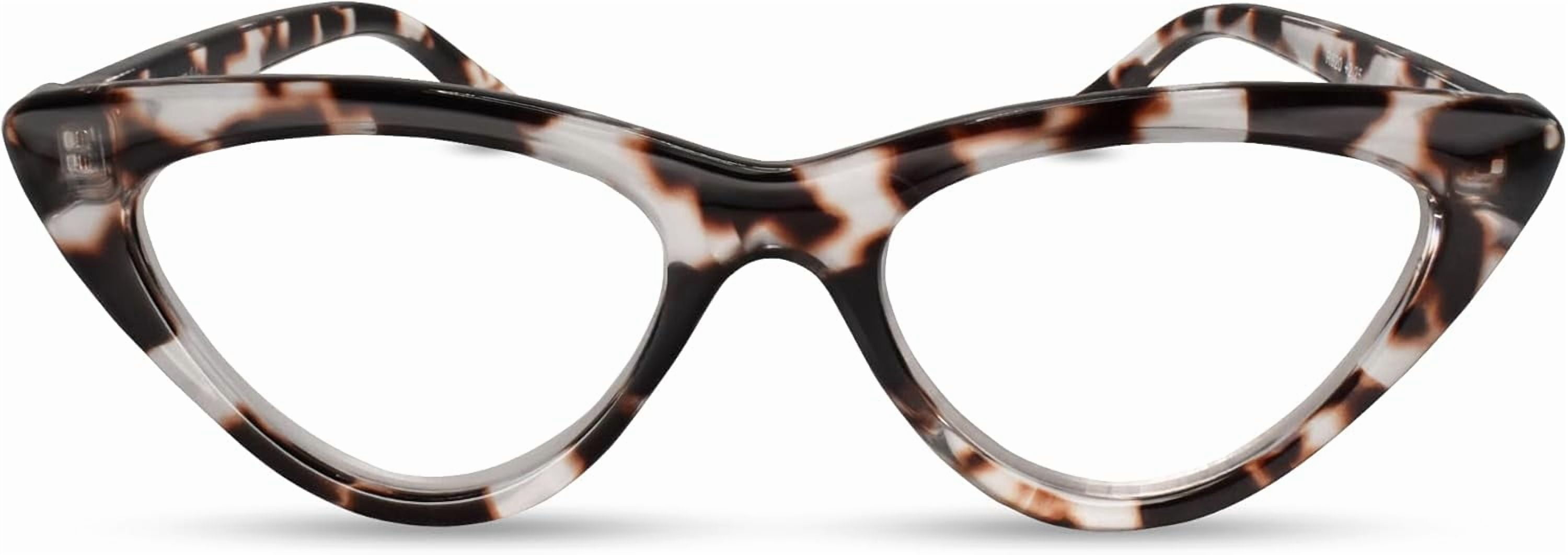 Premium Cat Eye TR-90 Reading Glasses for Women – Narrow–Medium Fit ...