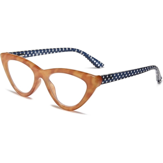 Premium Cat Eye TR-90 Reading Glasses for Women – Narrow–Medium Fit ...