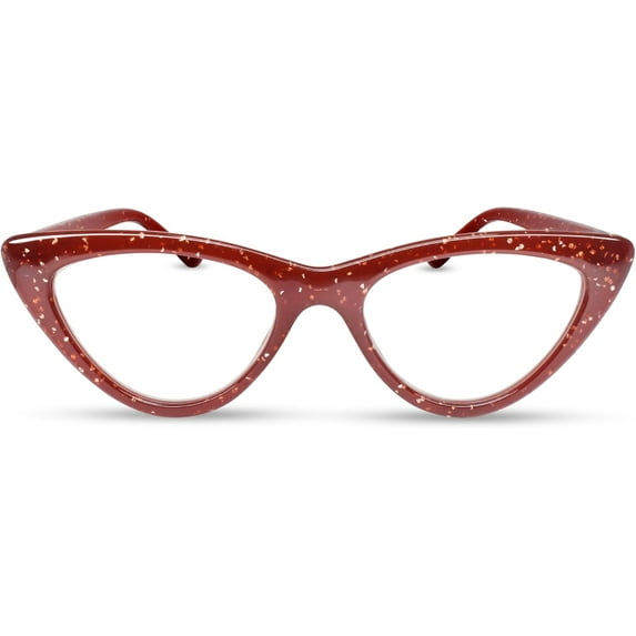 Premium Cat Eye TR-90 Reading Glasses for Women – Narrow–Medium Fit ...