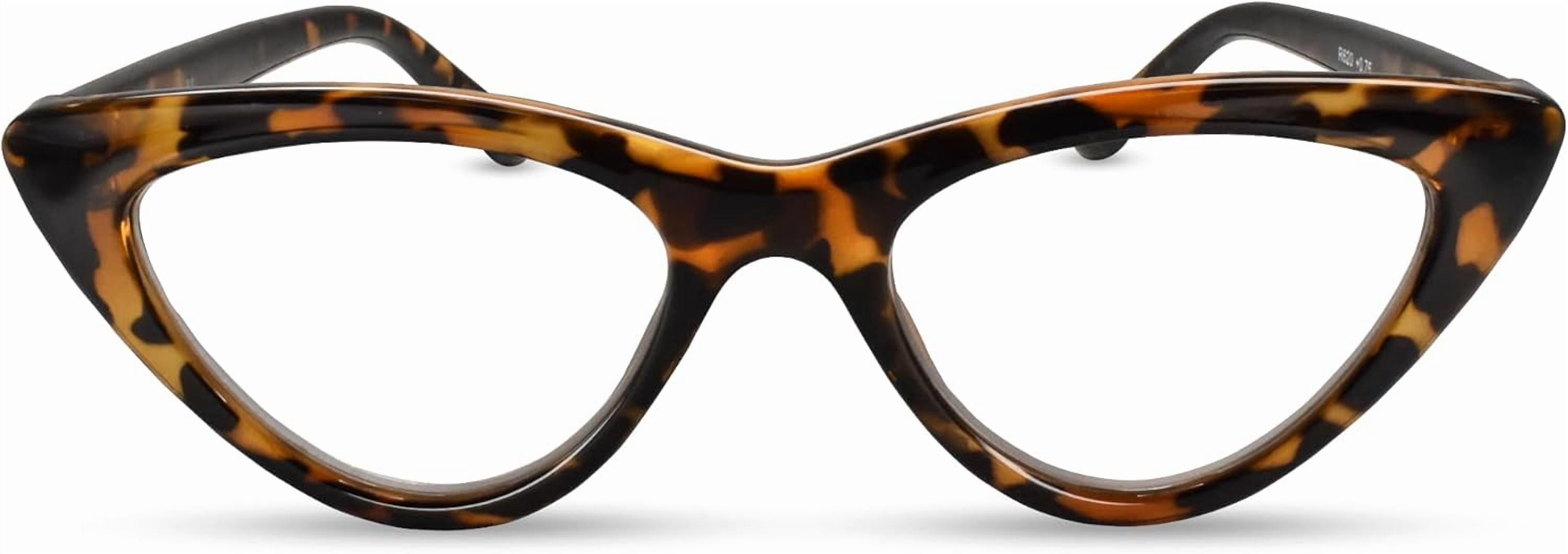 Premium Cat Eye TR-90 Reading Glasses for Women – Narrow–Medium Fit ...
