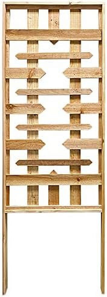 Premium Cedar Camelot Trellis - Wood Trellis for Climbing Outdoor ...
