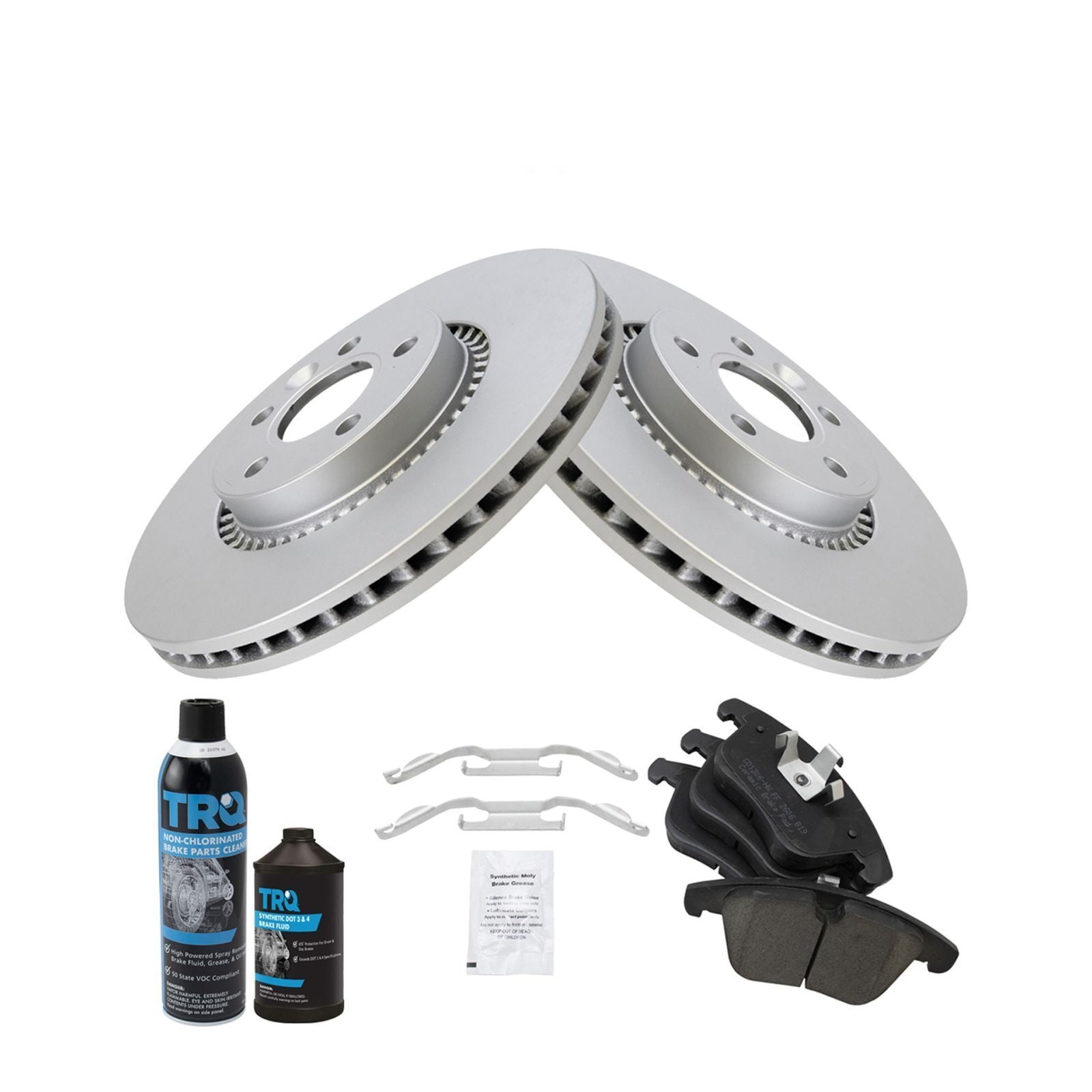 Premium Ceramic Front Brake Kit w/ids for Land for Rover for LR2, for ...