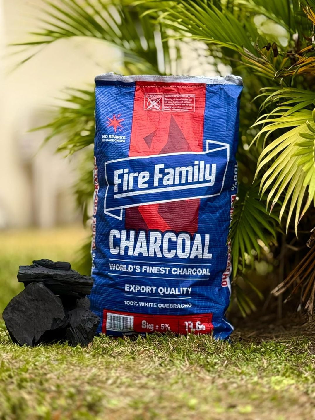 Premium Charcoal, 100% Natural, White Quebracho Argentino, 17.6 lbs ...