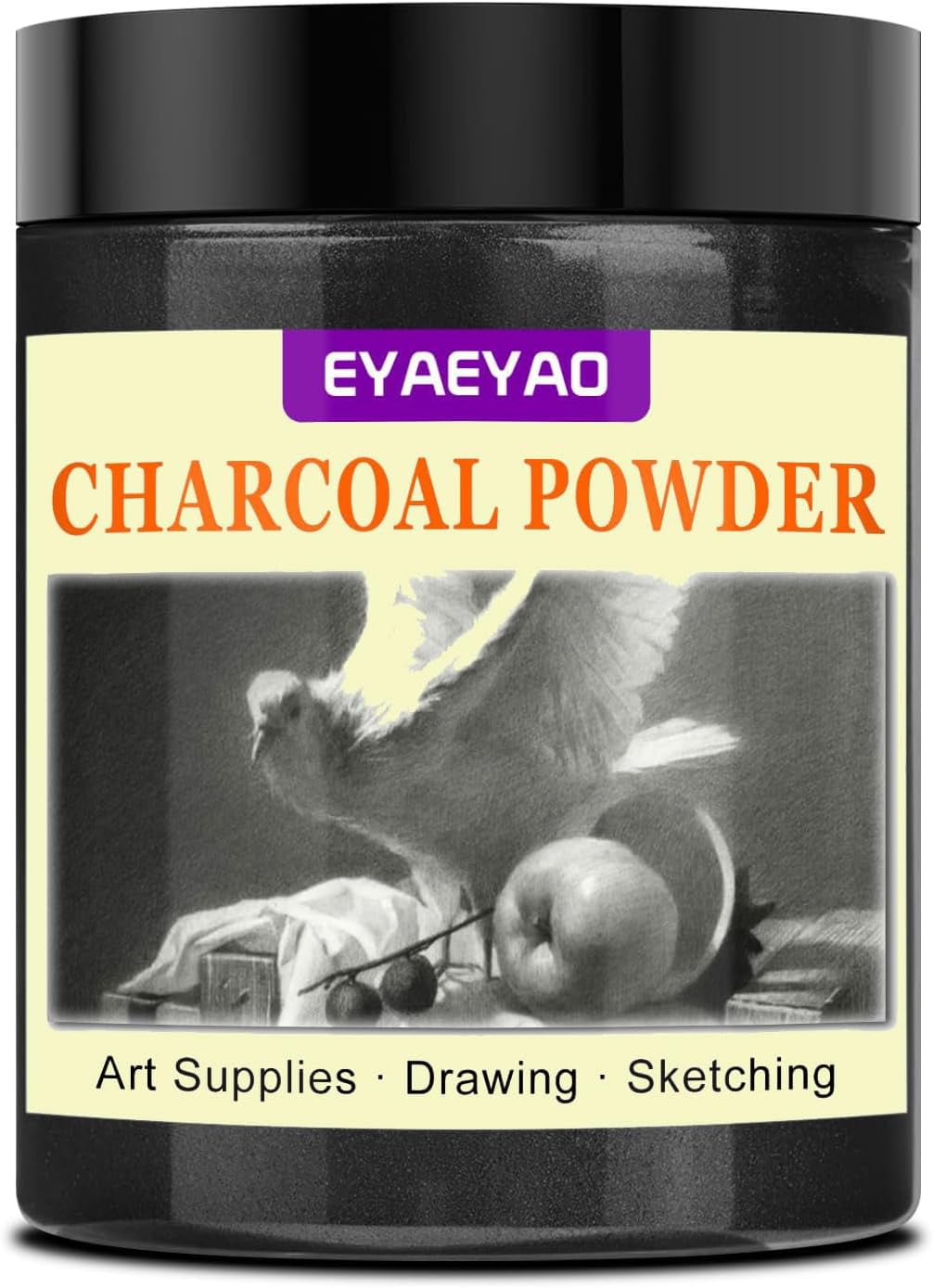 Premium Charcoal Powder for Drawing and Art, Drawing Charcoal for for ...