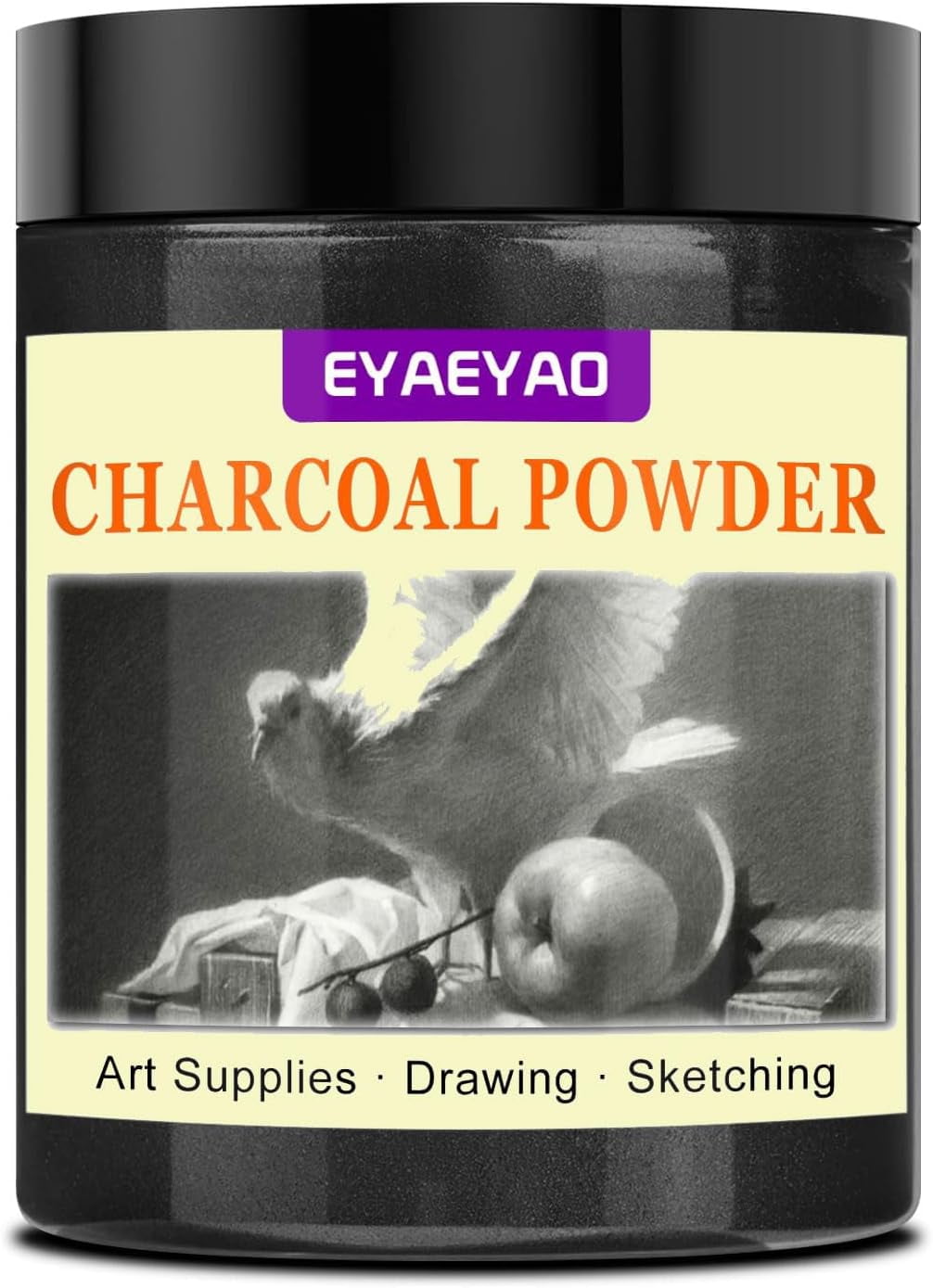 Premium Charcoal Powder for Drawing and Art, Drawing Charcoal for for ...