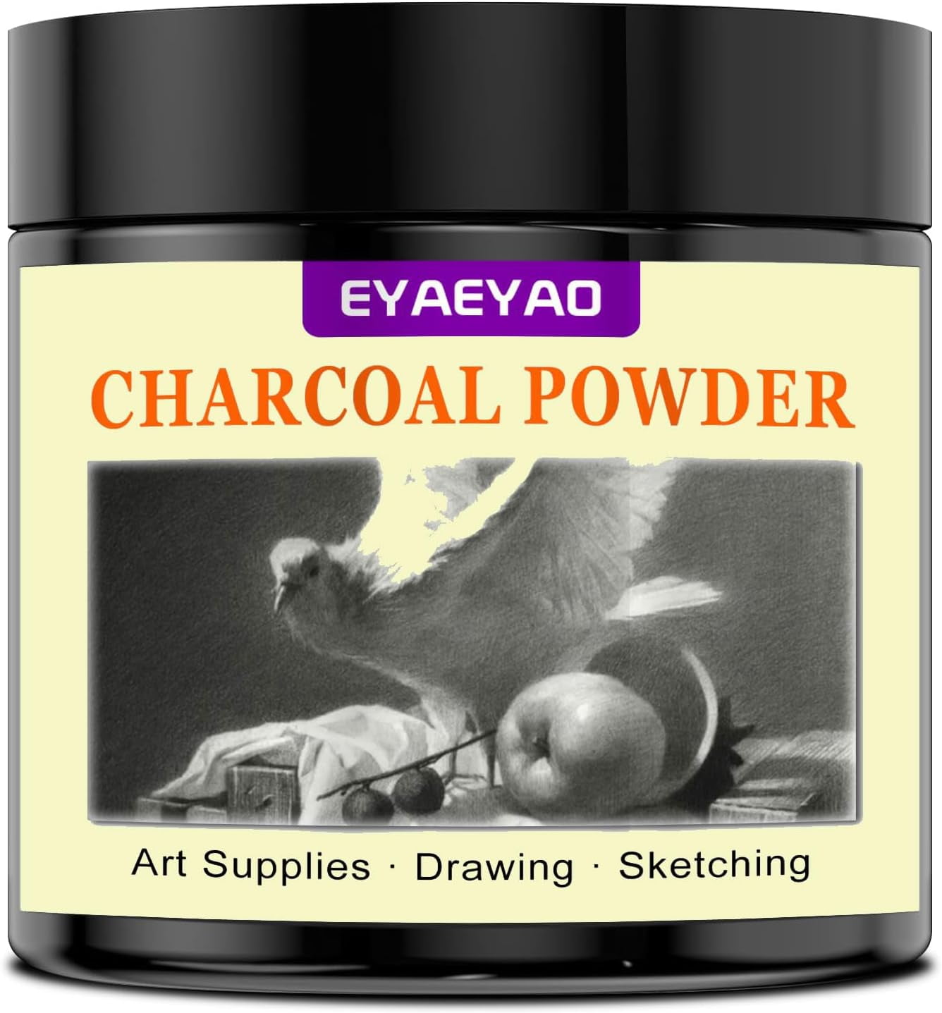Premium Charcoal Powder for Drawing and Art, Drawing Charcoal for for ...