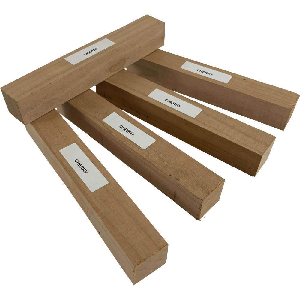 Premium Cherry Wood Pen Blanks For Turning - 3/4" x 3/4" x 6" (5 Pack ...