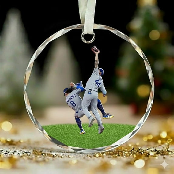 Premium Christmas Ornament 2025 | Dodgers Kike Hernández & Andy Pages ...