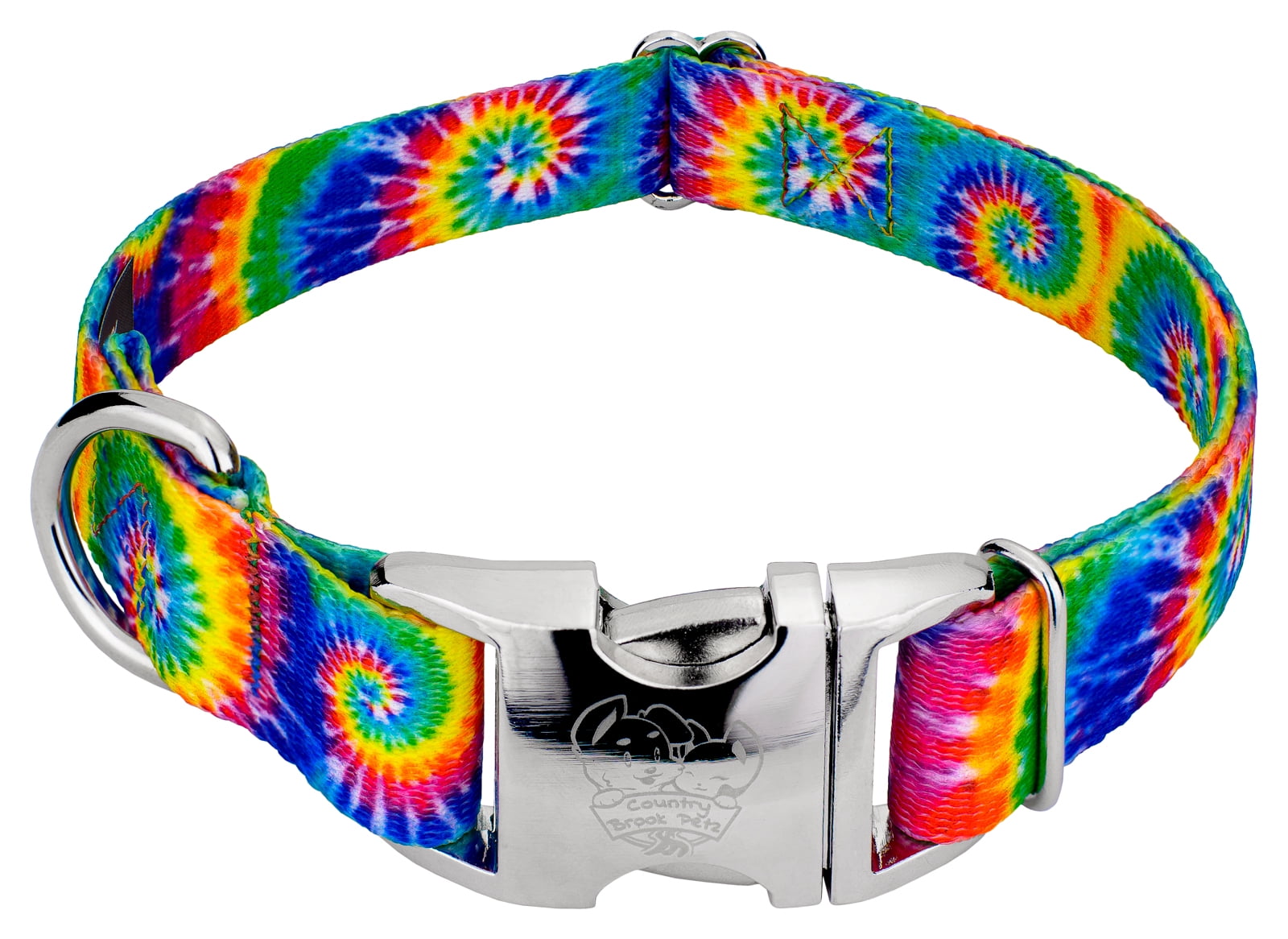 Country Brook Petz® Premium Classic Tie Dye Dog Collar, Medium ...