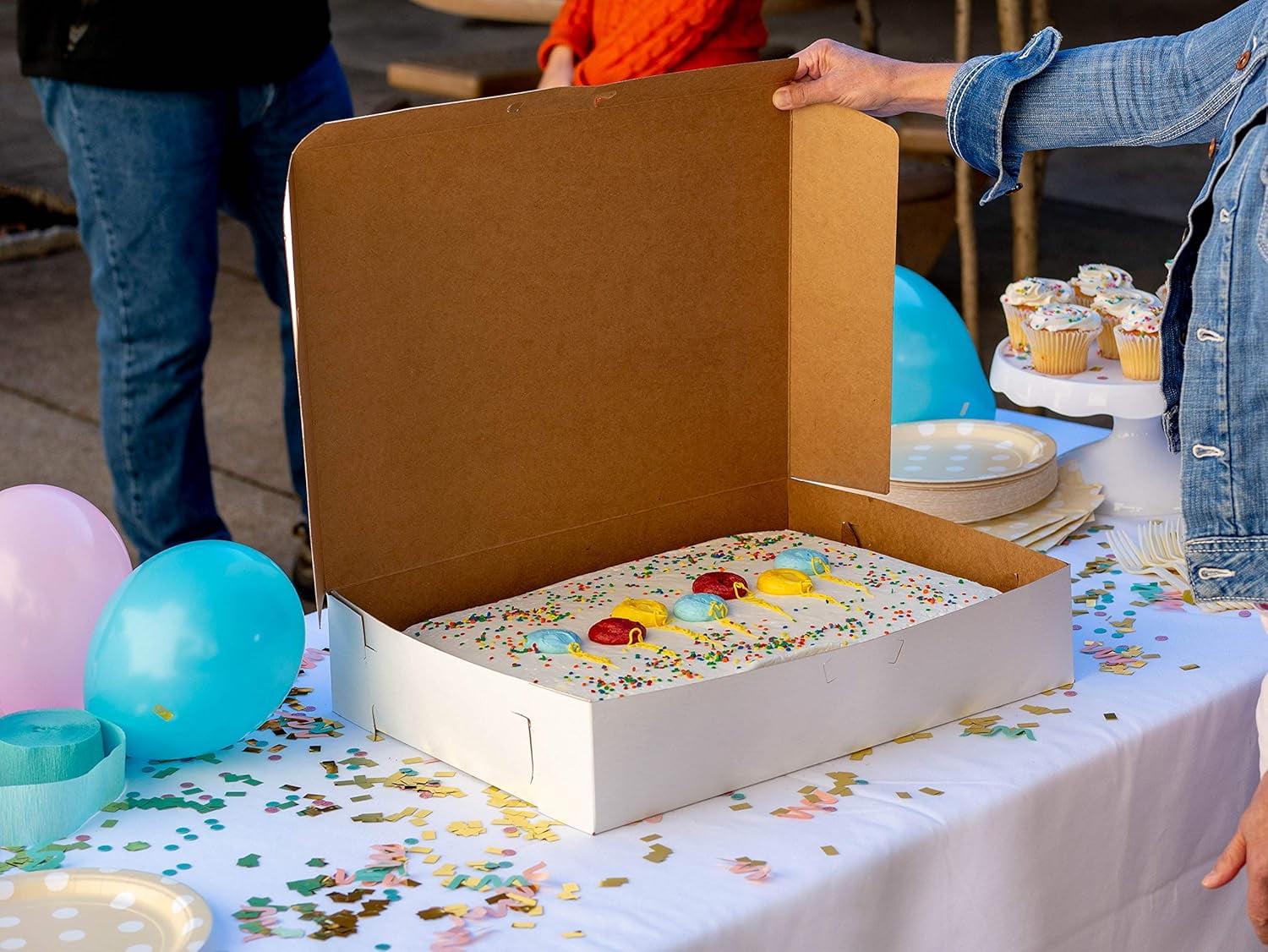 Premium Clay Coated Kraft Paperboard White Non-Window Sheet Cake and ...