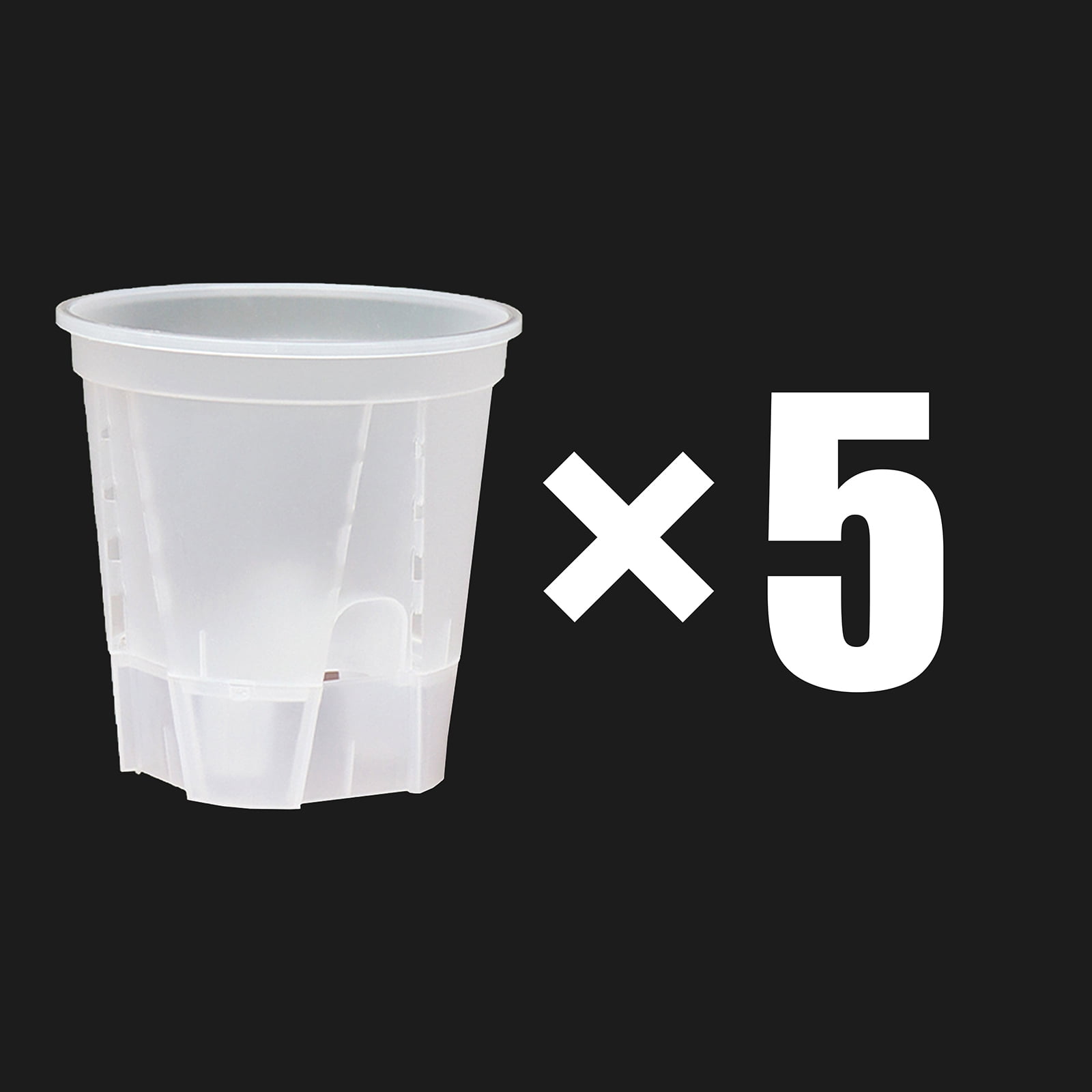 Premium Clear Desktop Resin Flower Pot, Transparent Nurturing Your ...