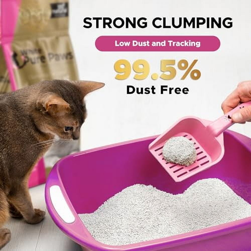 Premium Clumping Cat Litter – Baby Powder Scented - 100% Natural ...
