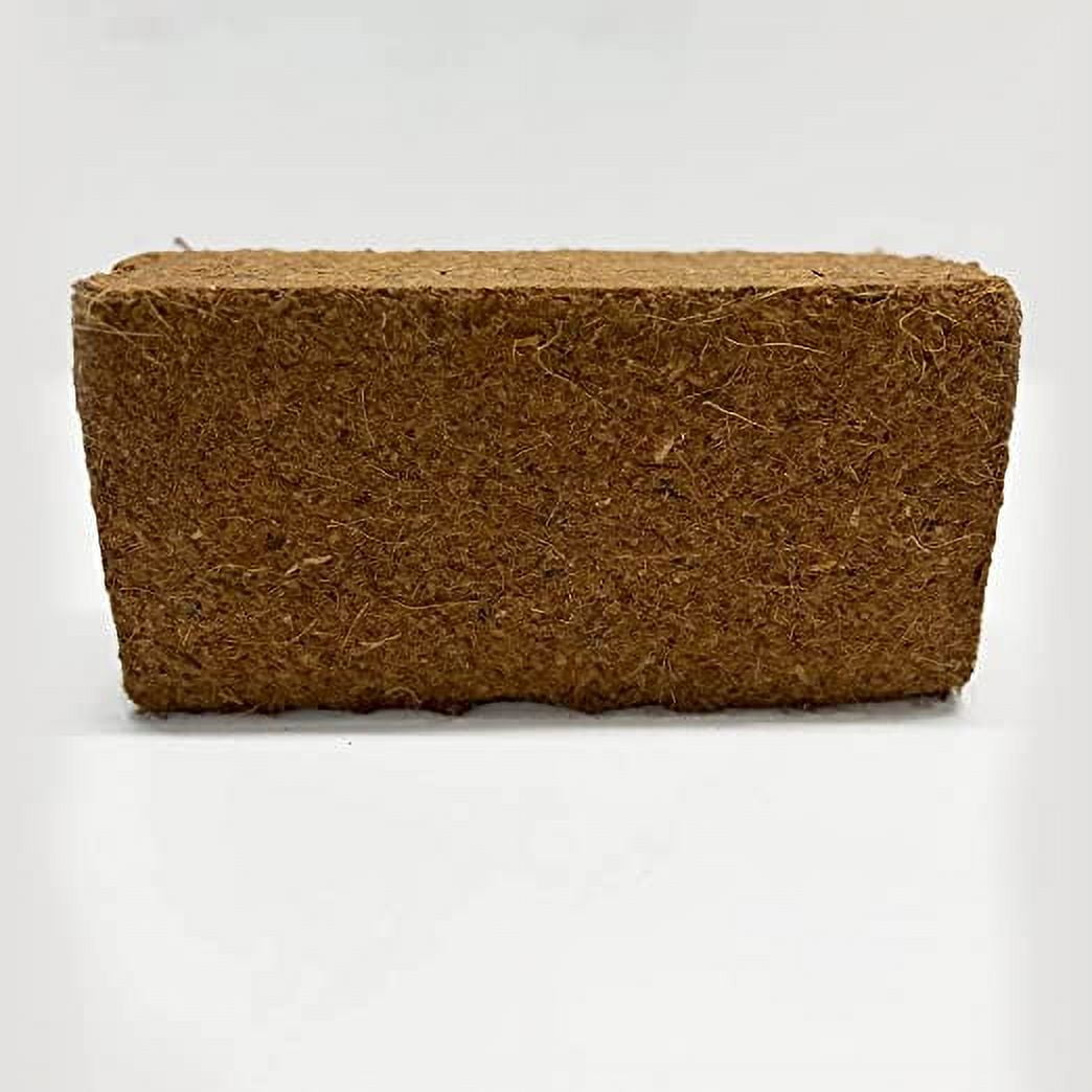 Premium Coconut Coir Pith Brick - Coco Peat (1 Piece) - 650gm /1.4 Lbs ...