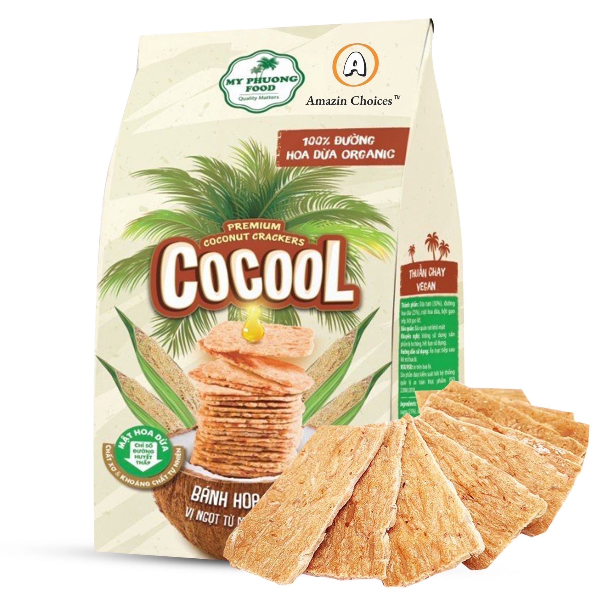 Amazin Choices Premium Coconut Cracker _ Gluten-Free, Vegan and Plant ...